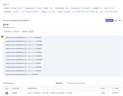 React Sentry Releases And Source Maps Configuration Dev Community