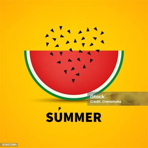 마음 씨의 수 박 음식을 사랑 해요 채식 채식주의 벡터 여름 배너입니다 수박에 대한 스톡 벡터 아트 및 기타 이미지 수박 연속무늬 T 셔츠 Istock