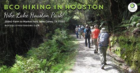 Bco Hiking In Houston Hike Lake Houston Park Community Calendar