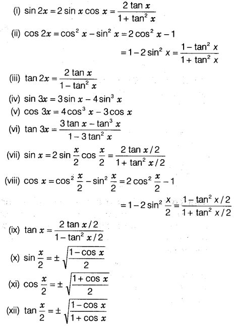 Trigonometric Functions Class 11 Notes Maths Chapter 3 Learn CBSE