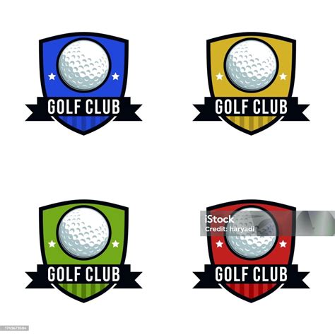 골프 배지 벡터 일러스트 레이 션 스포츠 그래픽 서식 파일 엠블럼 스타일 Championship에 대한 스톡 벡터 아트 및 기타 이미지 Championship