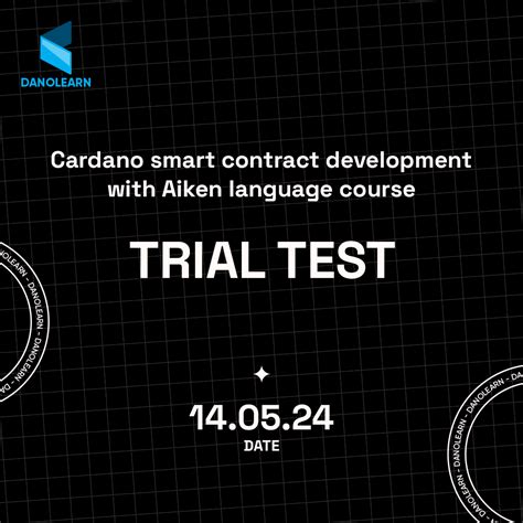 Trial Test 1 Exam Solution Guide Cardano Smart Contract