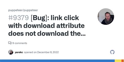 Bug Link Click With Download Attribute Does Not Download The File