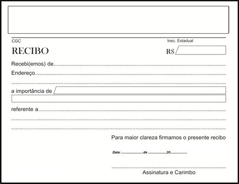 Modelo De Recibo Etudo