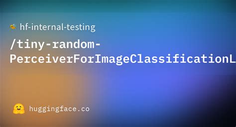 hf internal testing tiny random perceiverforimageclassificationlearned