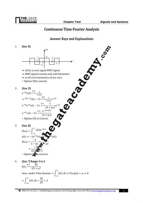 PDF Continuous Time Fourier Analysis DOKUMEN TIPS