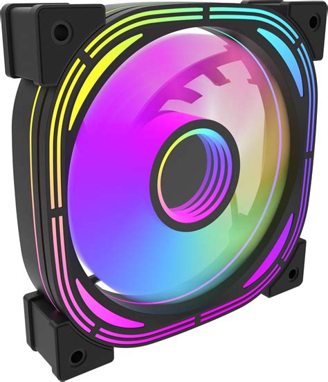 DarkFlash INF 24 Pro PWM ARGB Case Fan 800 1200 RPM Fan Speed 65 CFM Airflow 18 30 DB