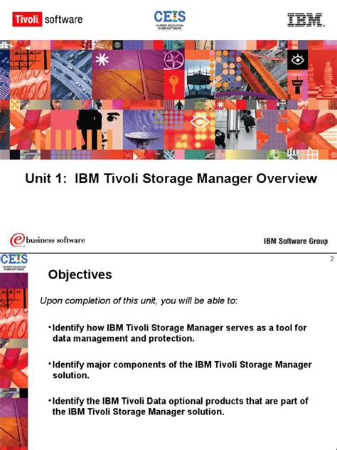 Unit 1 Ibm Tivoli Storage Manager Overview Pdf Computer Data