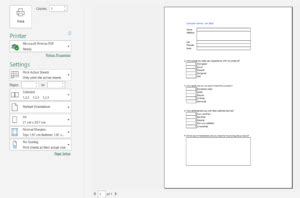 How To Create A Printable Form In Excel SpreadCheaters