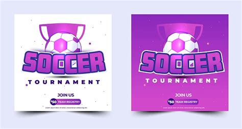 축구 토너먼트 이벤트 디자인 개념적 현대 레이아웃 미묘한 색상 조합으로 간단하고 깨끗한 배너 전단지 포스터 등에 사용할 수 있습니다 Championship에 대한 스톡 벡터