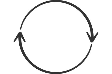 Circle Arrows Round Reload Or Repeat Icon EPS PNG 3528689