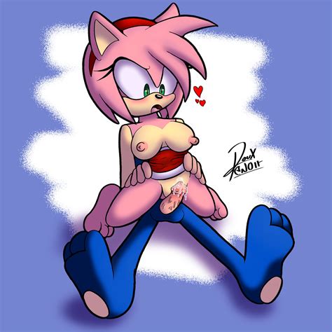 Rule 34 Amy Rose Breasts Female Furry Male Mystletain Rose Penis Sex Sonic Series Sonic The