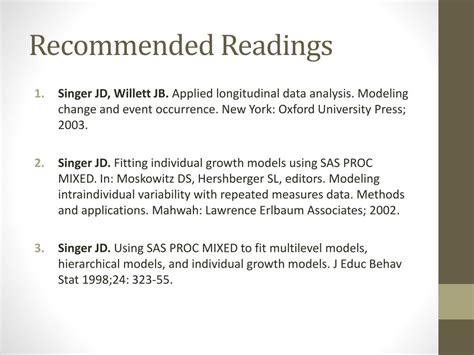 Ppt Using Multilevel Modeling To Analyze Longitudinal Data Powerpoint Presentation Id 6114323