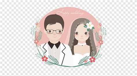 결혼 신부 일러스트 손으로 그린 그림 신부 및 신랑 사랑 어린이 Png Pngegg