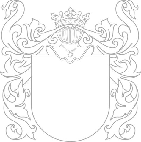 Fancy Coat Of Arms Template Content Calendar Template