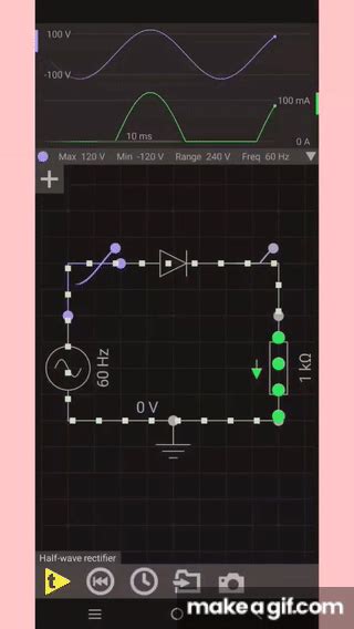 Half Wave Rectifier Animation On Make A GIF