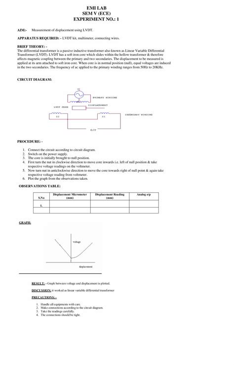 PDF EMI LAB SEM V ECE EXPERIMENT NO 1 Manual Emilab Pdf EMI LAB SEM V ECE EXPERIMENT