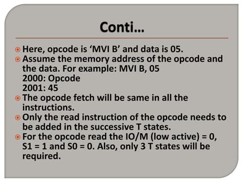 timing diagram of mvi instruction of 8085 microprocessor pptx