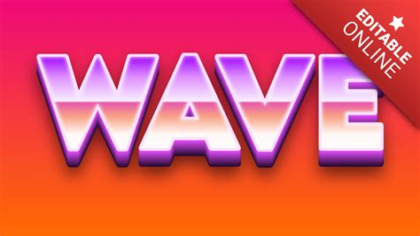 Synthwave Retro Text Text Effect Generator