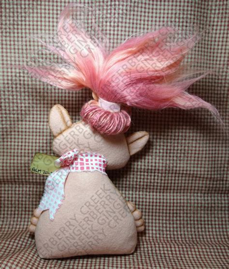 E Pattern Trolling Along Pattern 334 Primitive Doll E Pattern Troll Flora Sweet