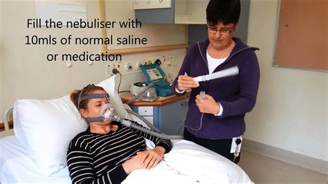 Using A Nebuliser With The Ventilator Youtube