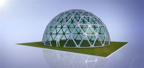 Triangulated 3d Dome Geodesic Dome Like Structure 3d Model Cgtrader