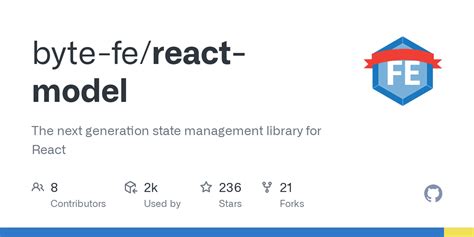 Github Byte Fereact Model The Next Generation State Management Library For React
