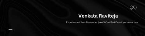 I Earned Aws Certified Developer Associate Venkata Ravi Teja