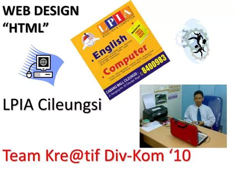 ppt web design “html” powerpoint presentation free download id 4214822