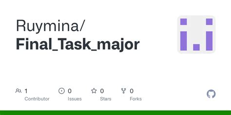 Github Ruyminafinaltaskmajor
