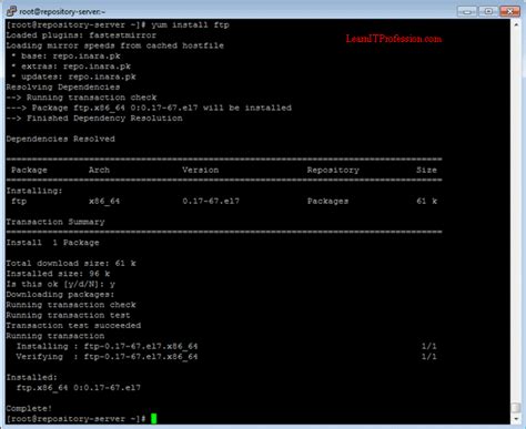 how to create local yum repository server on centos 7