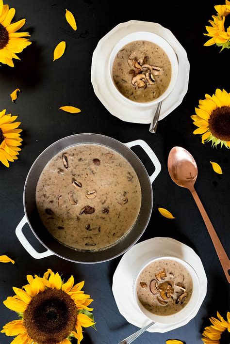 Creamy Mushroom Brie Soup Sed Bona