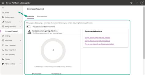 How To Enable The Licenses Preview Feature For A Power Platform Environment Arun Pottis