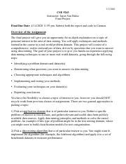 Comprehensive Guide To Data Mining Final Project Techniques Course Hero