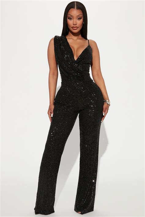 Womens Sequin Jumpsuits Shop Glitter Jumpsuits Fashion Nova