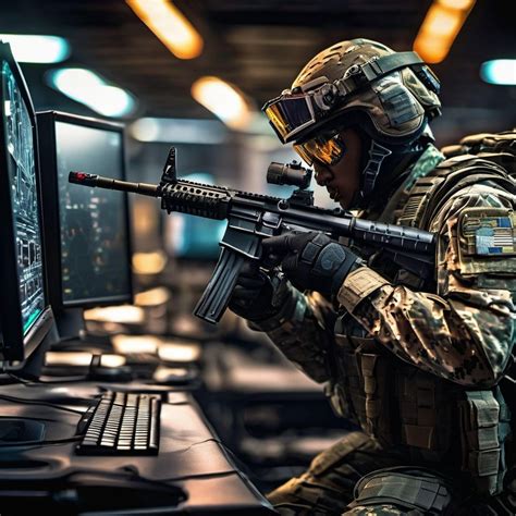 Download Ai Generated Cyber Warfare Cyber Royalty Free Stock