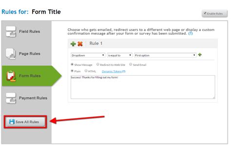 Logic Form Rules Help And Support Knowledge Base Emailmeform