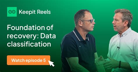 Keepit On Linkedin Keepitreel Dataclassification Cyberresilience Dataprotection Keepit