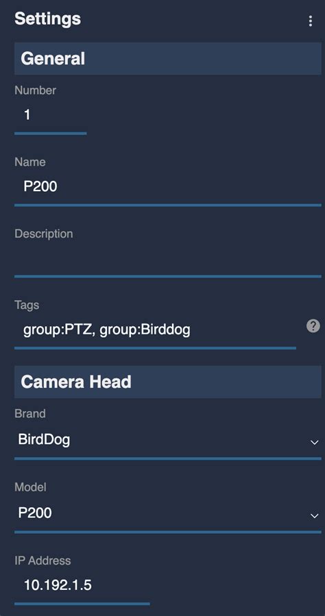 RCP UI Scene Cyanview Support