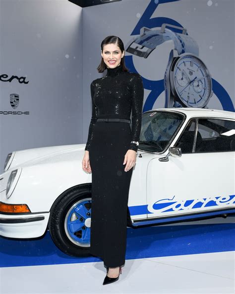 ALEXANDRA DADDARIO At Tag Heuer Celebrates Porsche Partnership Event In Paris