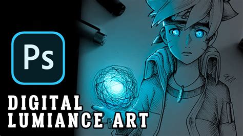 How To Make A Anime Glow Art In Adobe Photoshop Easy Tutorial Youtube