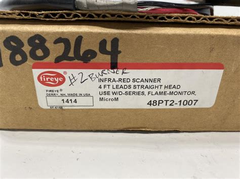Fireye Infra Red Scanner 48pt2 1007