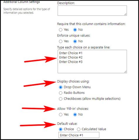 A Brief Explanation Of All Sharepoint Column Types