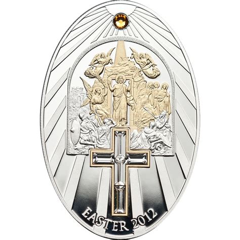 2012 Cook Islands Easter Silver Coin