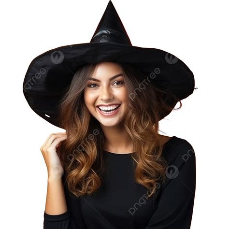 Happy Halloween Halloween Witch In Magic Hat October Costumes And Witch Hats Advertisement