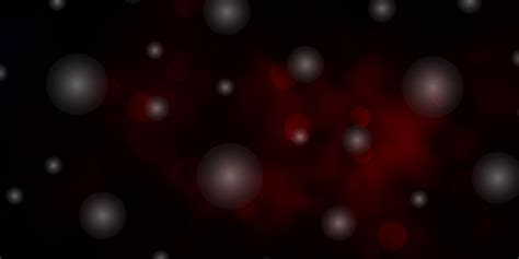 Dark Red Vector Backdrop With Circles Stars 1876540 Vector Art At Vecteezy