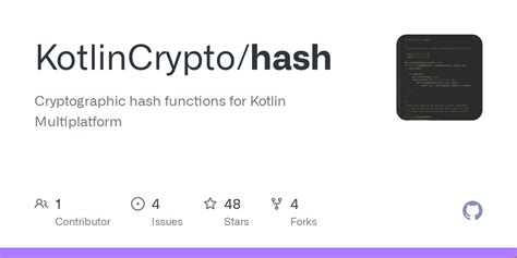 Github Kotlincryptohash Cryptographic Hash Functions For Kotlin