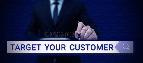 Conceptual Caption Target Your Customer Business Idea Attract And Grow Audience Consumers And