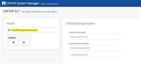 remote infrastructure management netapp ontap 9 7 cluster setup using