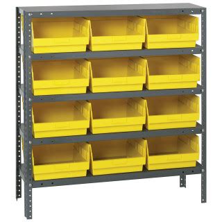 Quantum Storage Systems 1839 Series Store More Shelf Bin Shelving Unit
